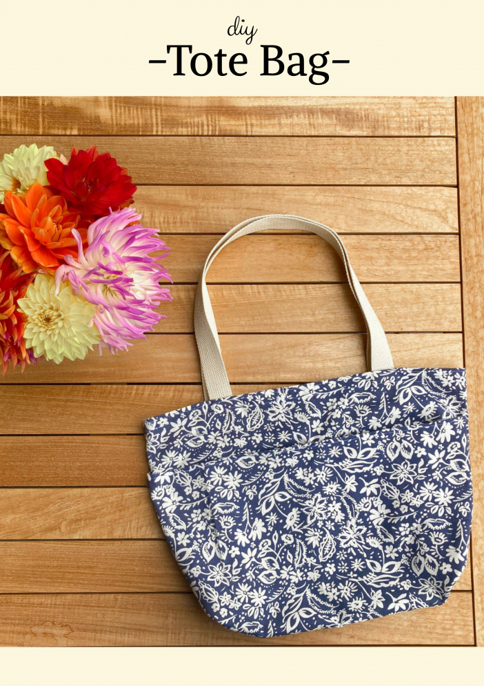 Easy DIY Tote Bag Pattern - Old-Fashioned Inspiration