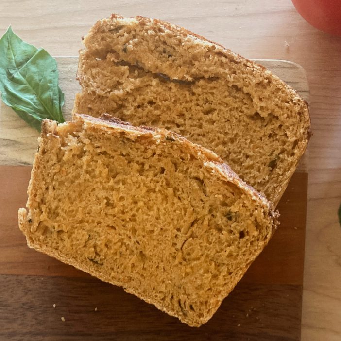 Tomato Basil Bread - Old-Fashioned Inspiration