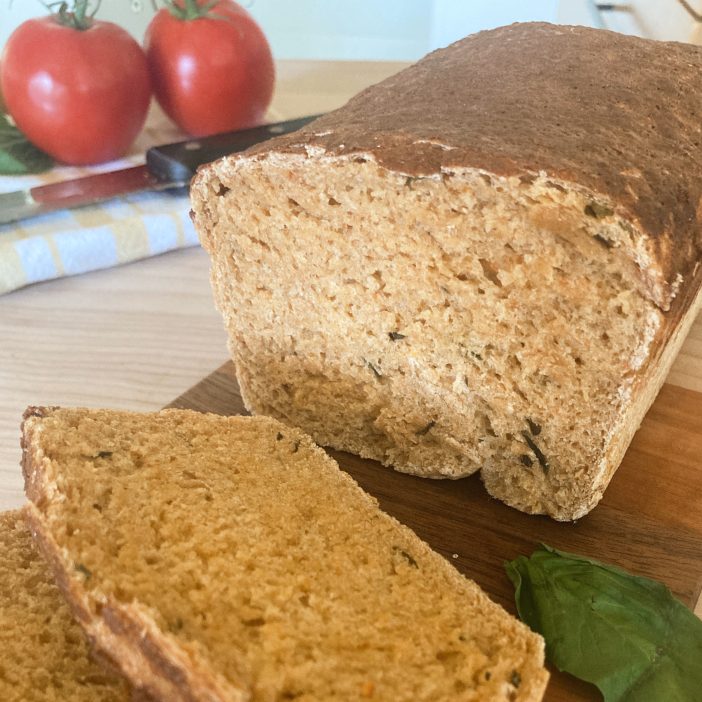 Tomato Basil Bread - Old-Fashioned Inspiration
